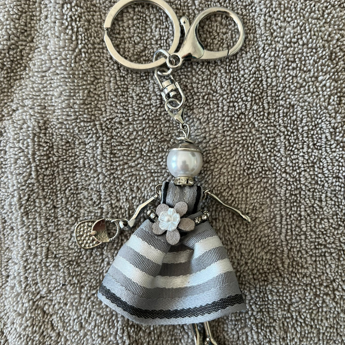 Keychain Silver Lady Purse Charm – MICHE