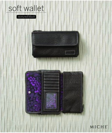 Ultra Soft Black Wallet - RETIRED – MICHE